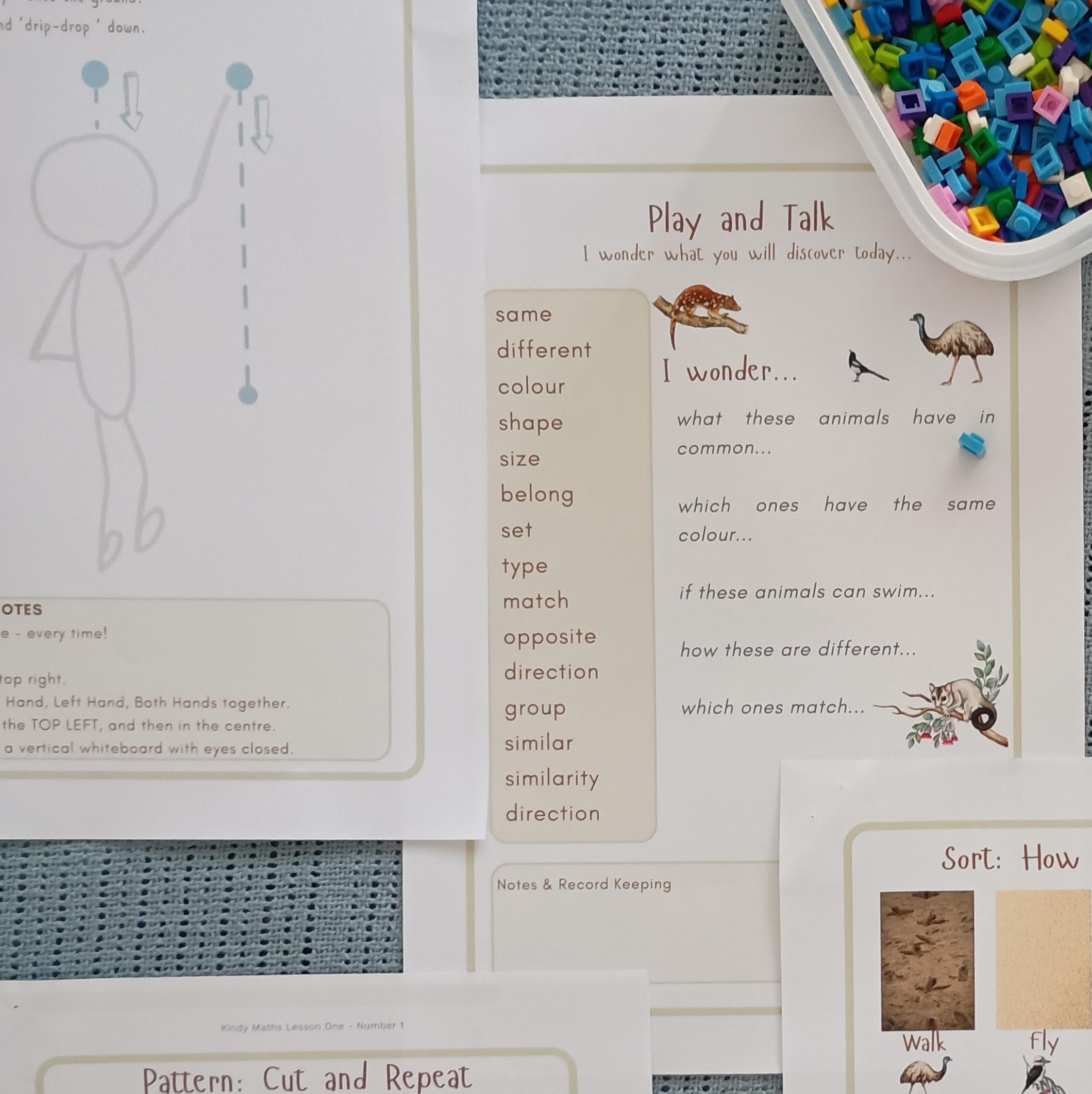 Simply Homeschool | Kindy Maths Workbook Set 1 – Ants PDF